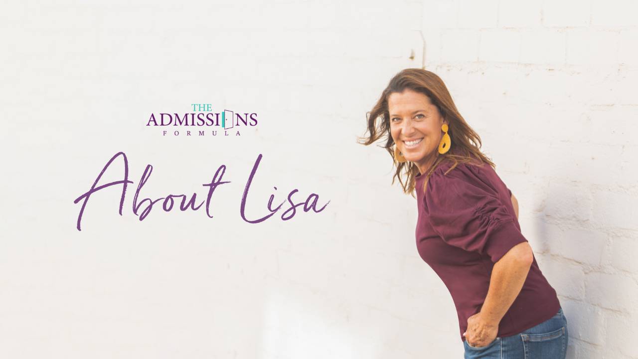 About Lisa | The Admissions Formula