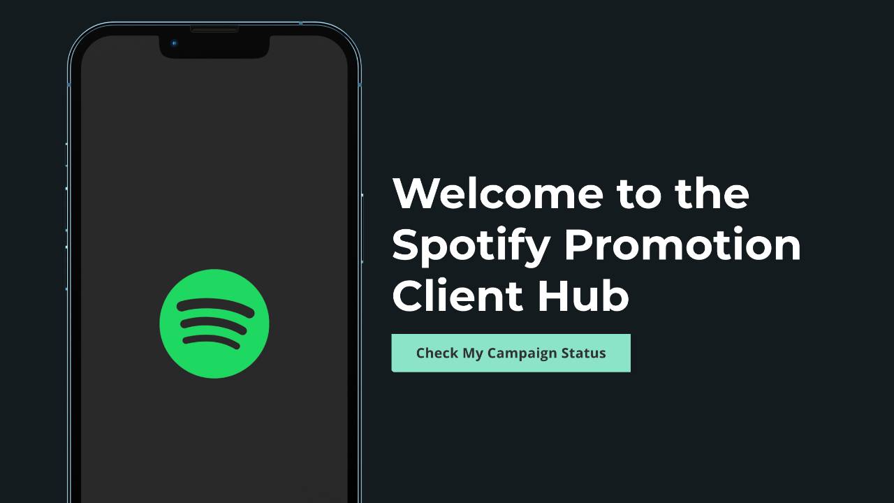 Spotify Promotion Client Hub