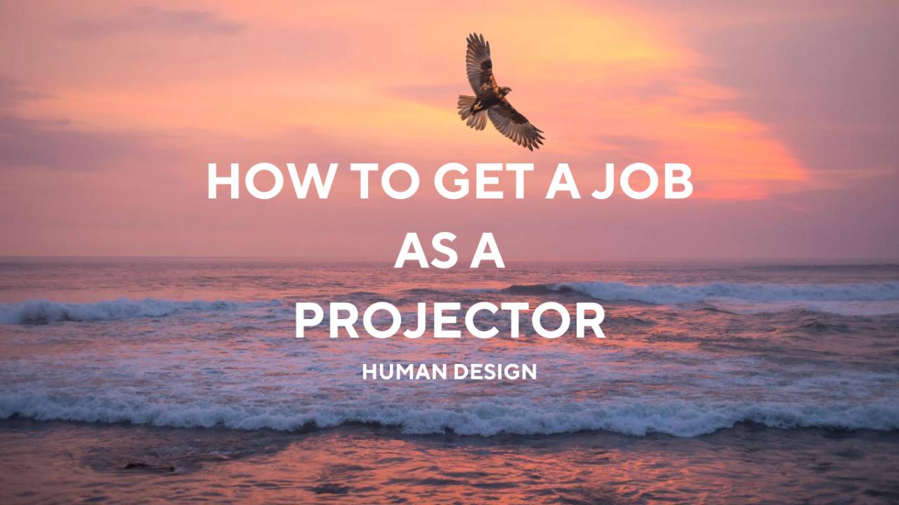 Getting A Job As A Projector - Human Design