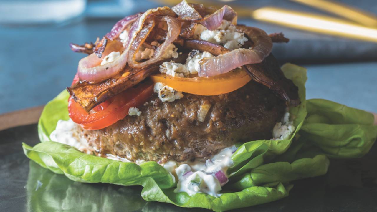 How to Make a Homemade Bison Kofta Burger