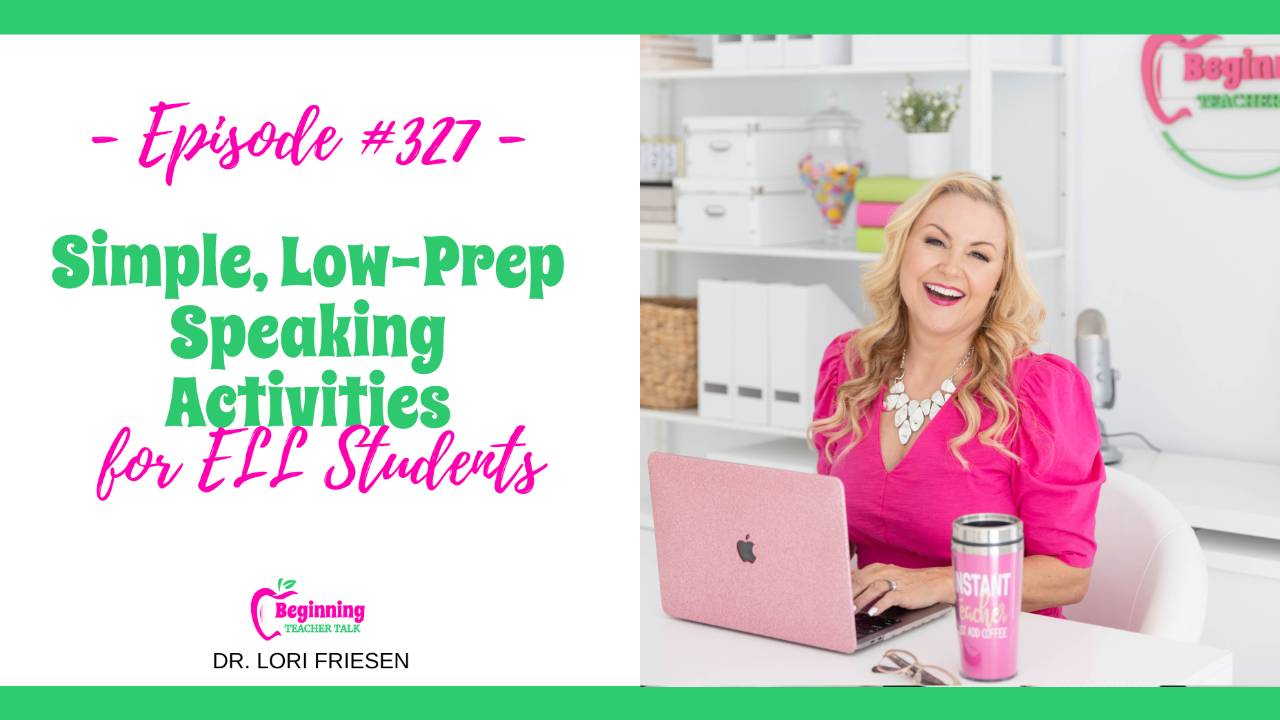 Simple Speaking Activities for English Language Learner Students