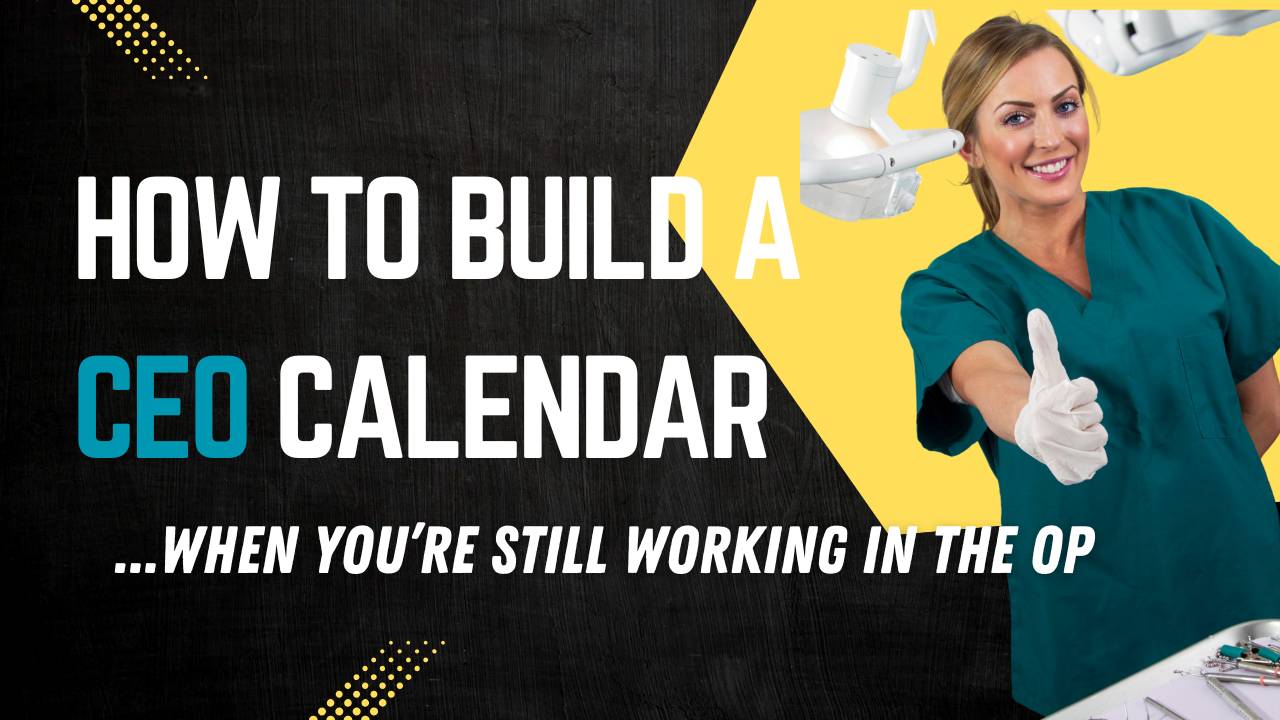 How to Build a CEO Calendar When You’re Still Working in the Op