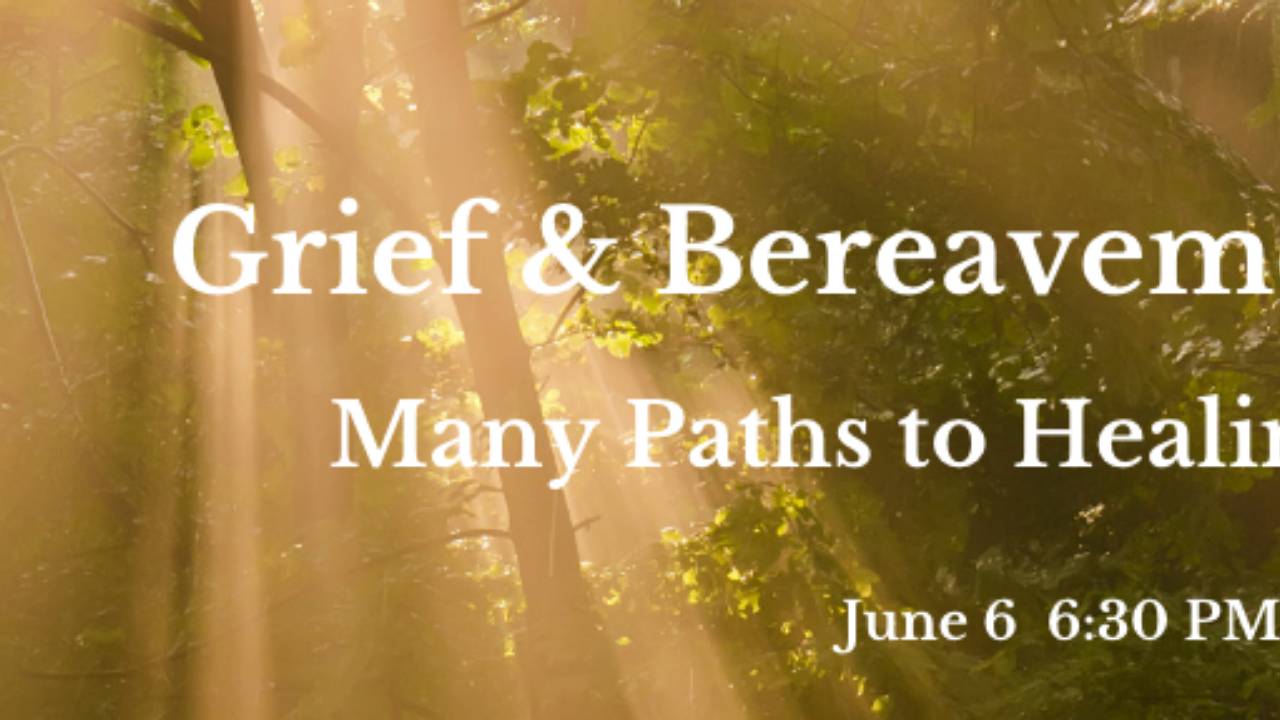 PANEL & DISCUSSION: Grief and Bereavement.... Many Paths to Healing