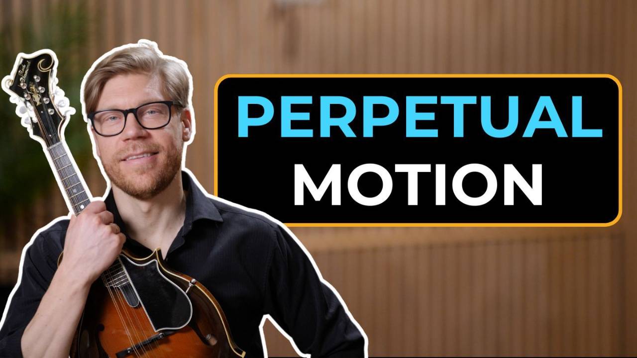 Mandolin Lesson for Fretboard Freedom with Jazzy Perpetual Motion