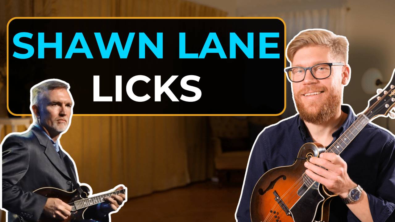 Shawn Lane Bluegrass Mandolin Licks // Old Dangerfield C-part
