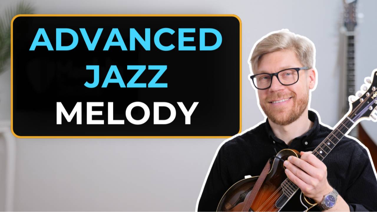 I've Found a New Baby -Jazz Mandolin Lesson -Melody with Chord Punches