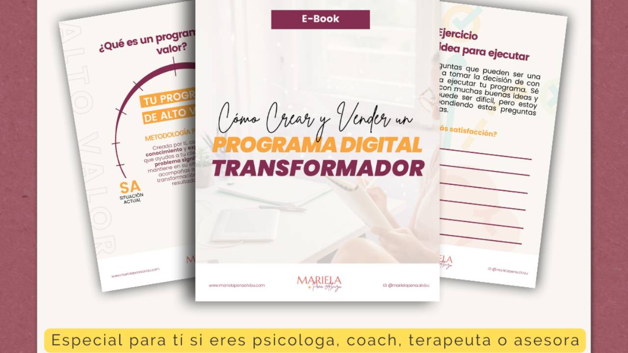Cómo crear y vender un programa digital de alto valor