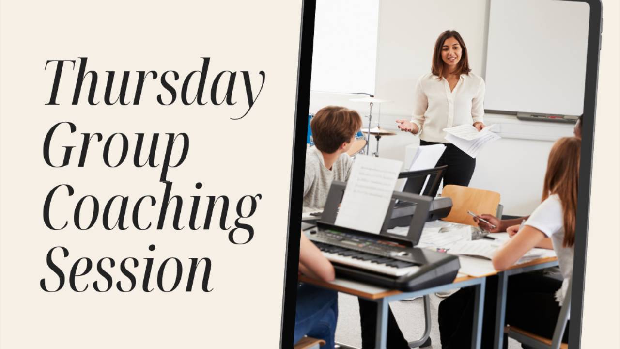 You’re In! Welcome to the Thursday Group Workshop