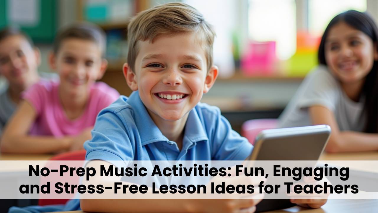 No-Prep Music Activities: Fun, Engaging, and Stress-Free Lesson Ideas