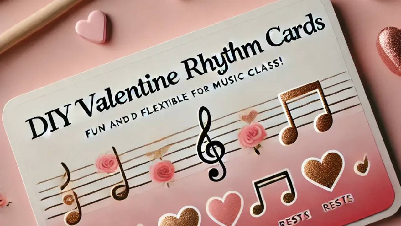 Valentine Rhythm Cards: A Fun and Flexible Activity for Music Class