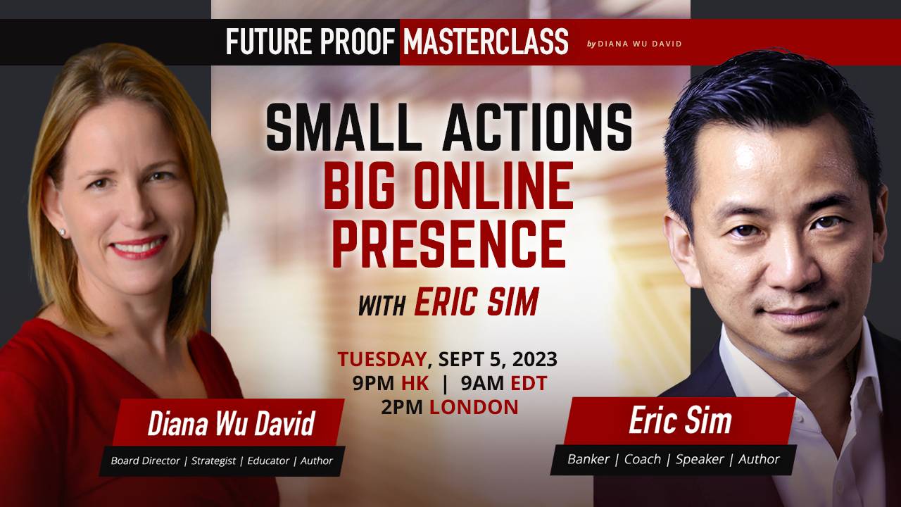 Future Proof Masterclass with Eric Sim: Small Actions