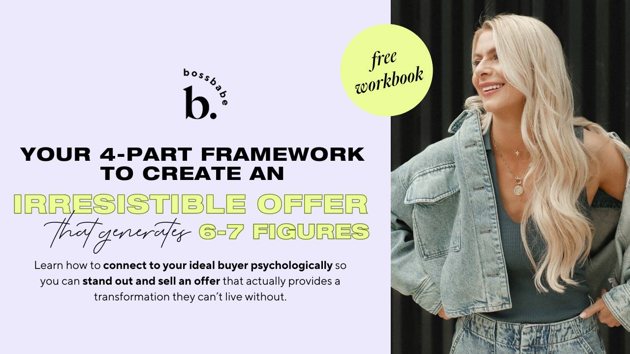 Irresistible Offer: 4-Part Framework