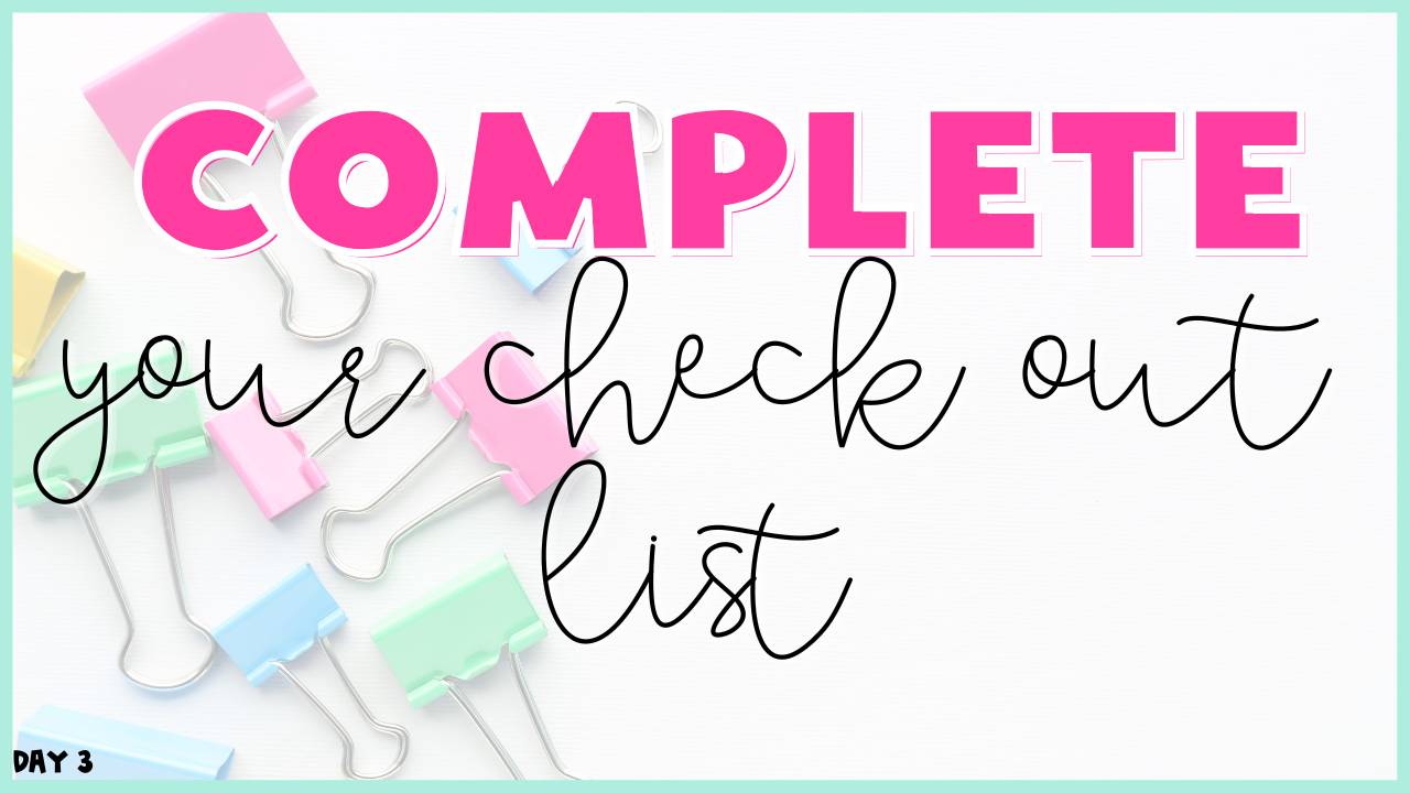 Classroom Reset Day Three June 2025