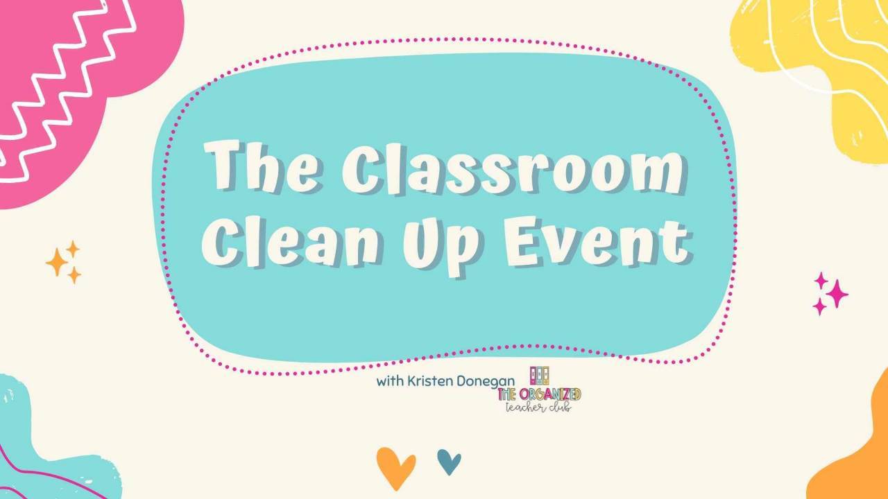 Classroom Clean Up Replay Page 2023