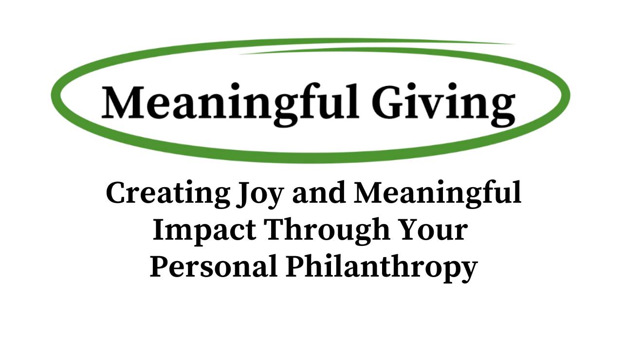 Meaningful Giving