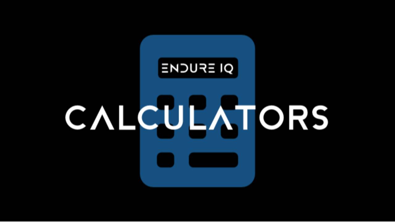 Endure IQ Calculator | Metabolic Calculator | Training Zone Calculator