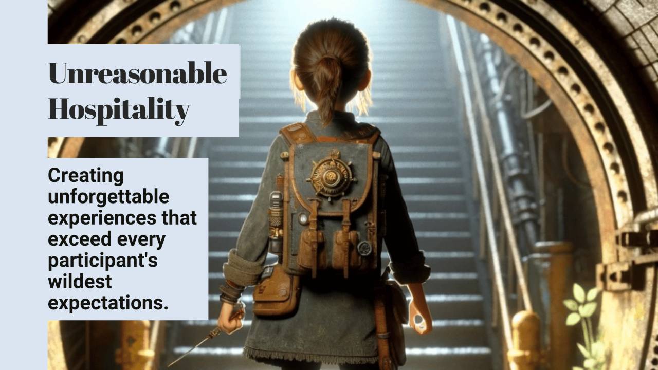 Designing Events with Unreasonable Hospitality