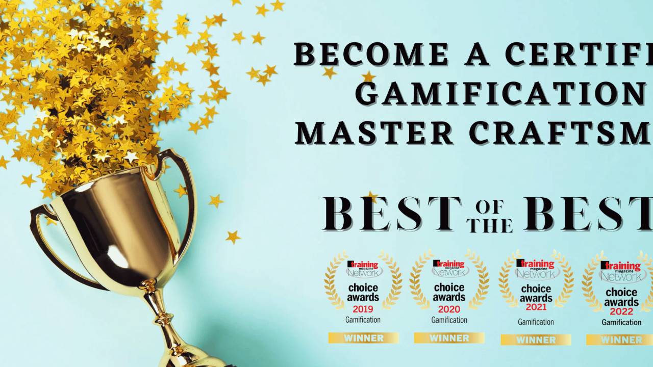 Gamification Master Craftsman Certification Virtual