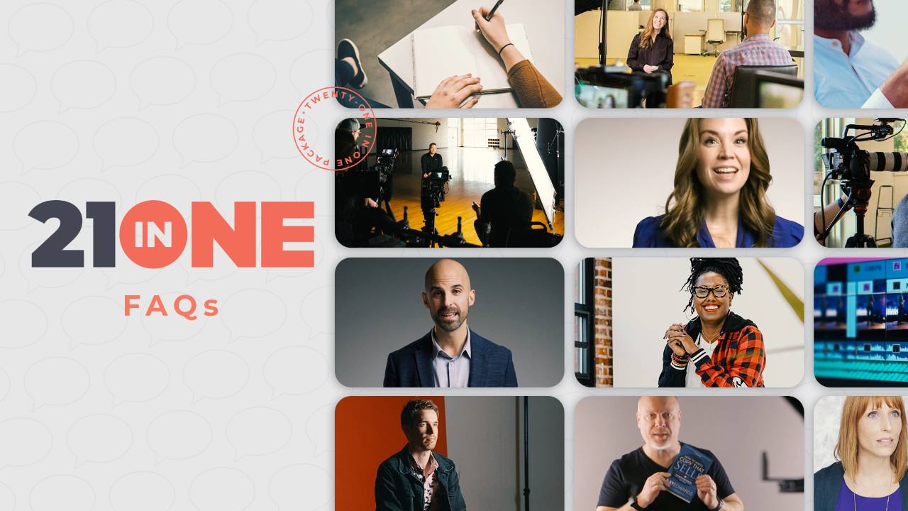 21-in-1 Video FAQ Video Package