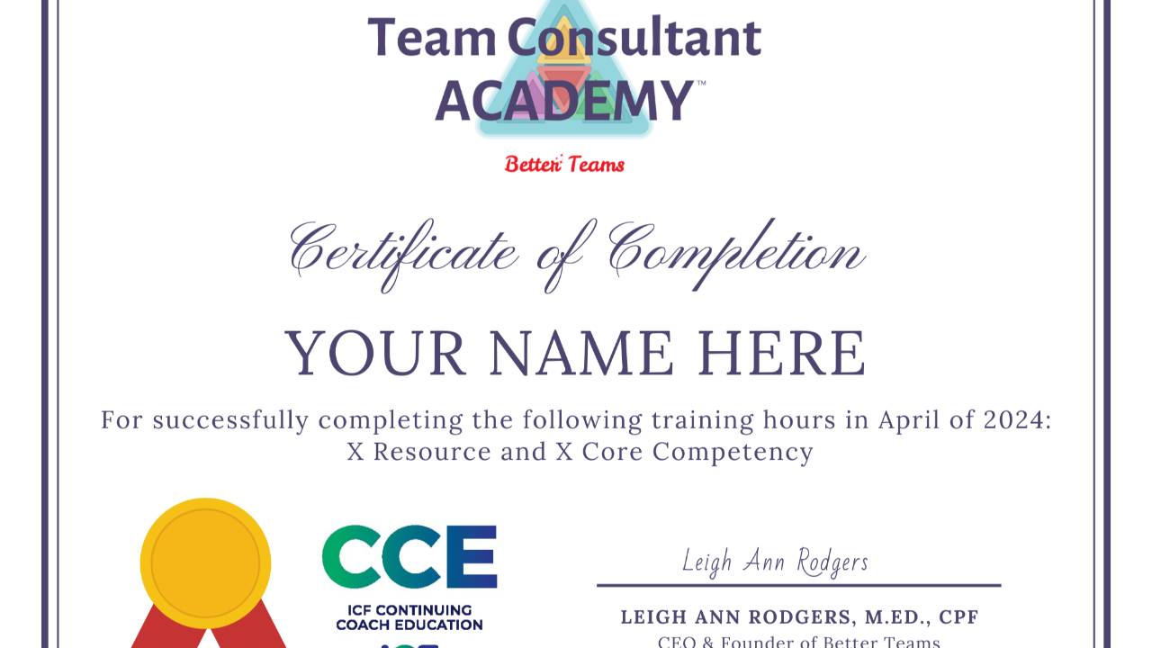 Earn ICF CCE Credits