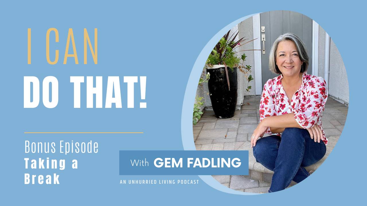 ICDT Bonus: Taking a Break