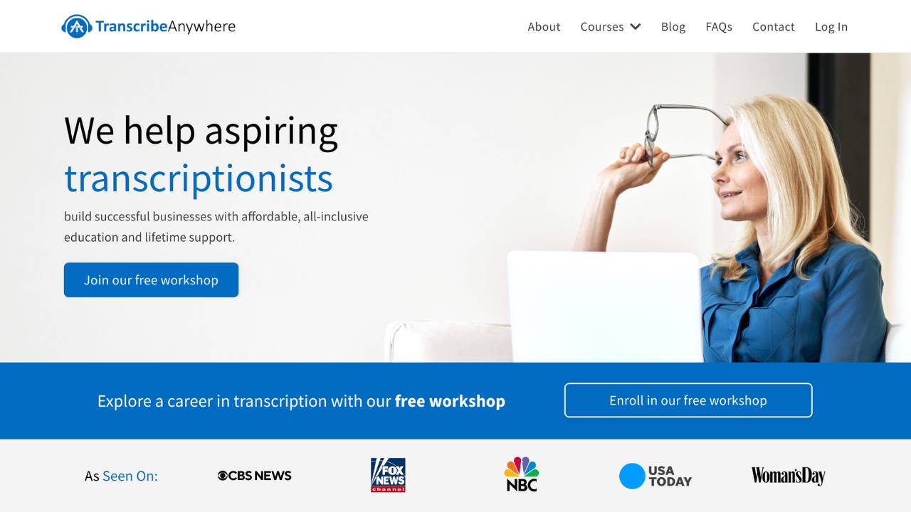 Online Transcription Courses — General & Legal | Transcribe Anywhere