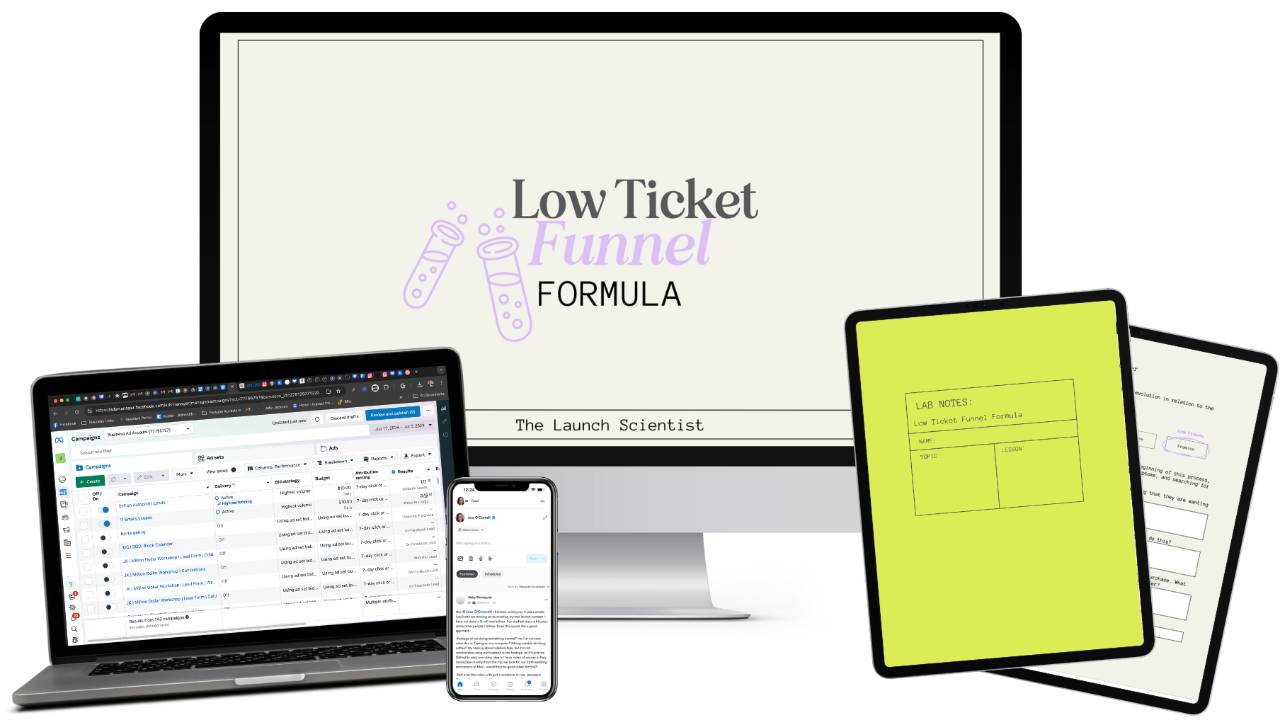 The Low Ticket Funnel Formula