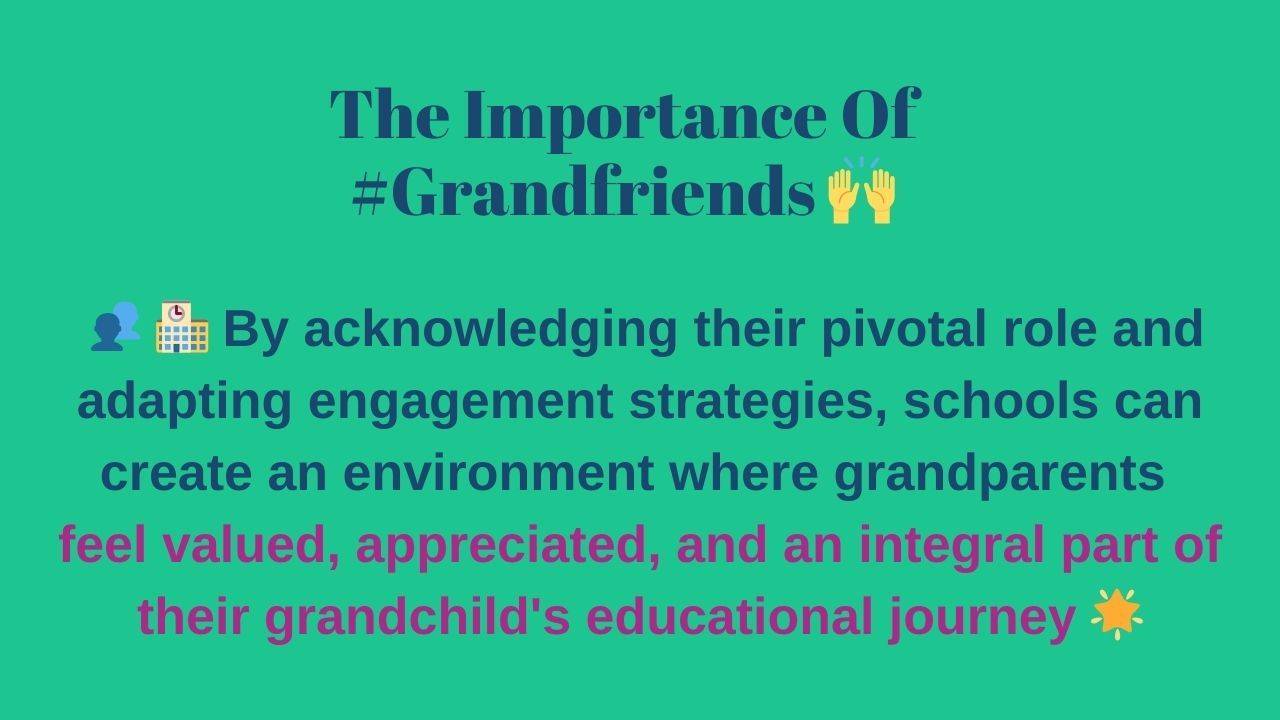 The importance of #Grandfriends