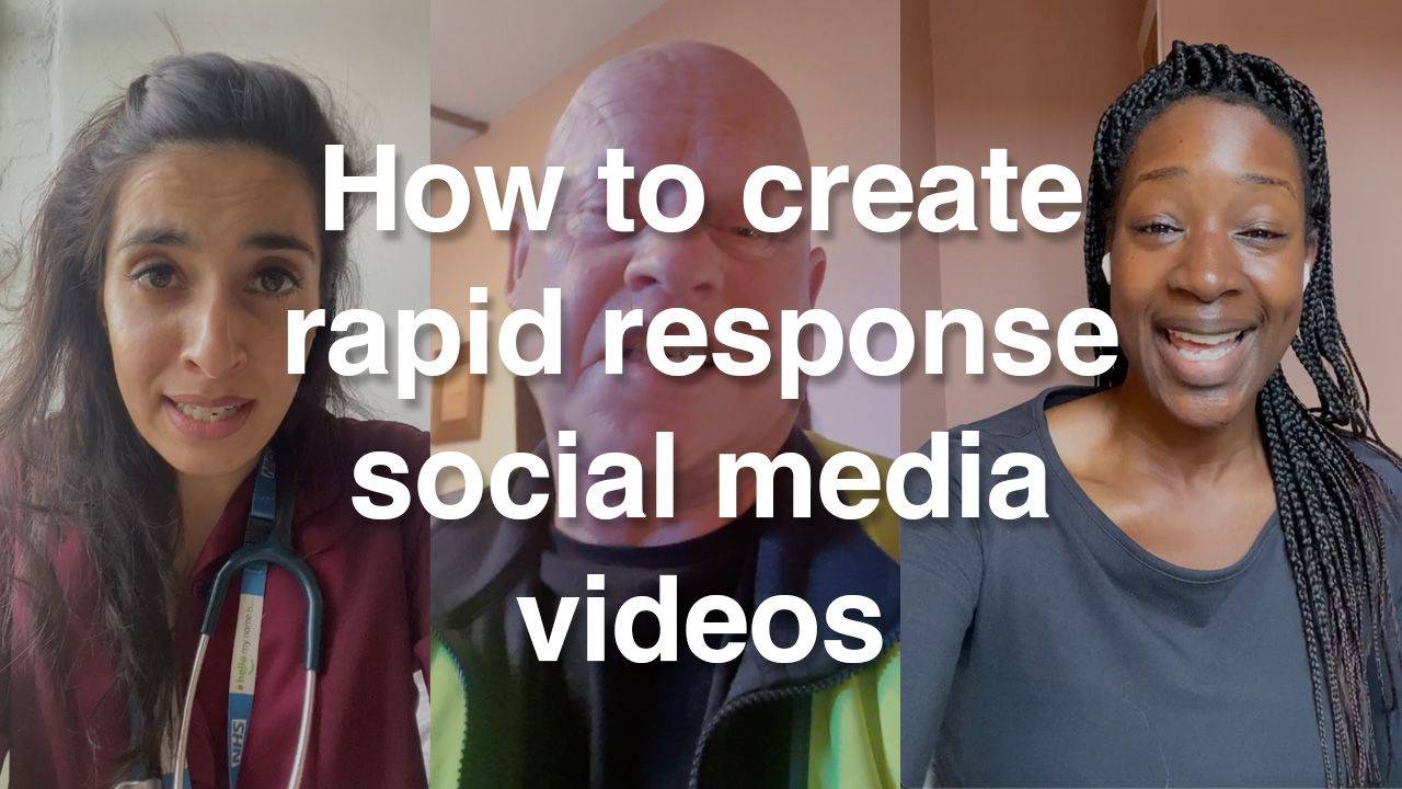 How to create rapid response social media videos