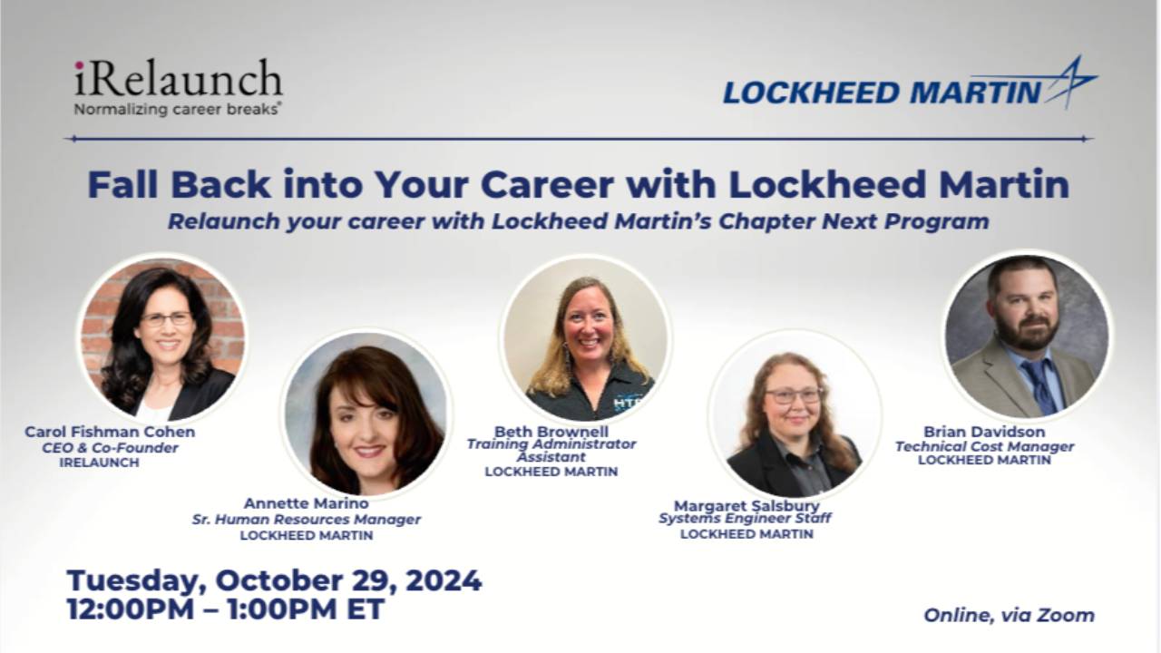 Fall Back Into Your Career with Lockheed Martin