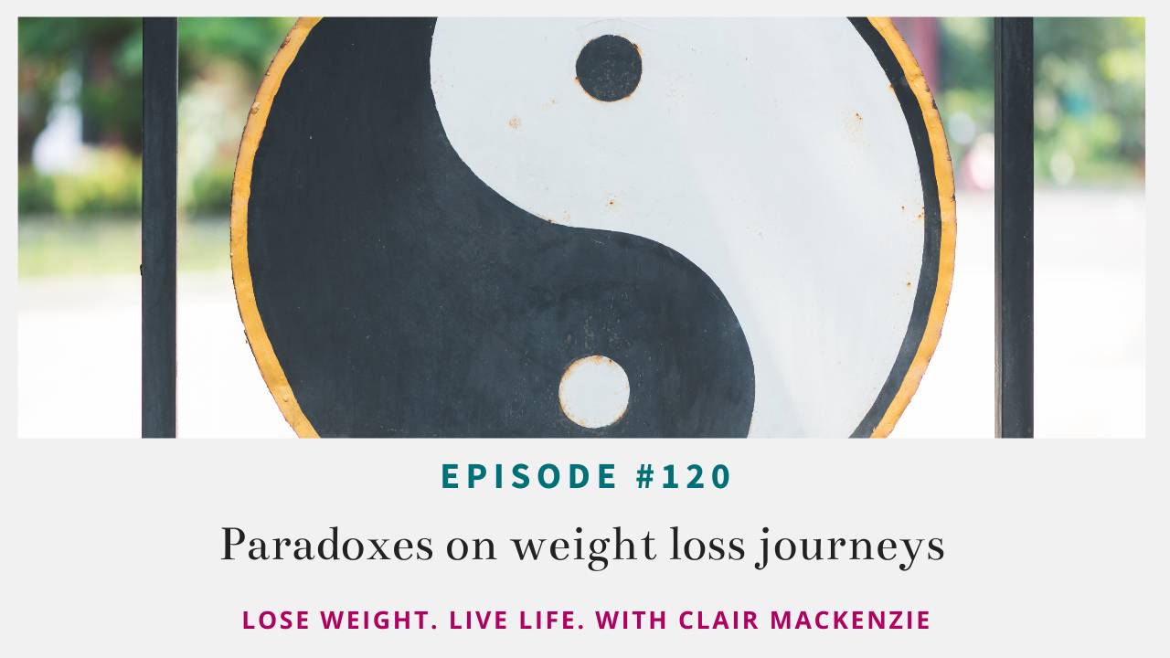 Paradoxes on weight loss journeys