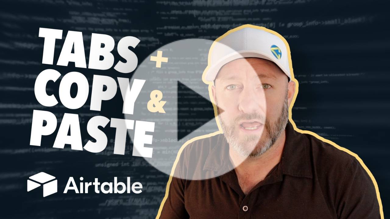 Use Airtable's New Tabbed Group & Copy-Paste Filters