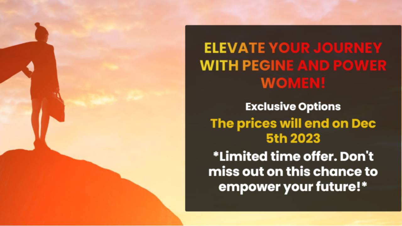 Power Women Experts 3 ways to work with Pegine