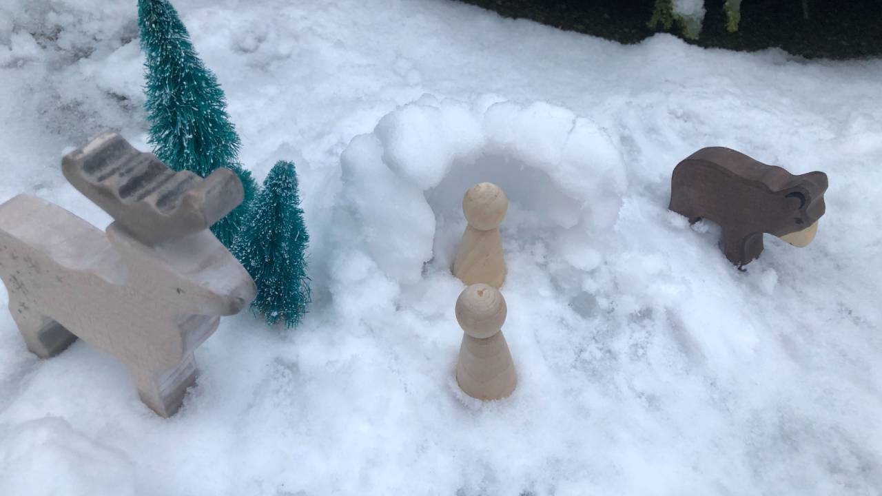 Open Ended Snow Day Play!