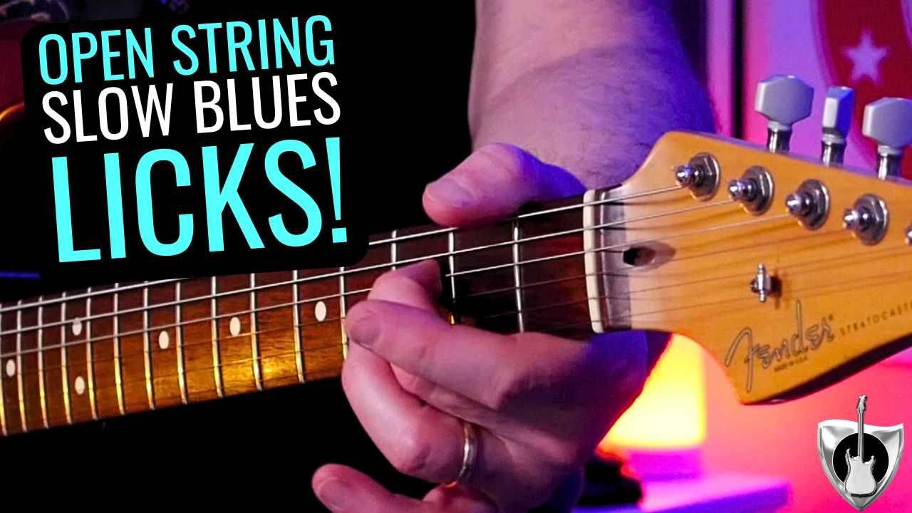 Open String Licks for SLOW Blues - And WHY They Work