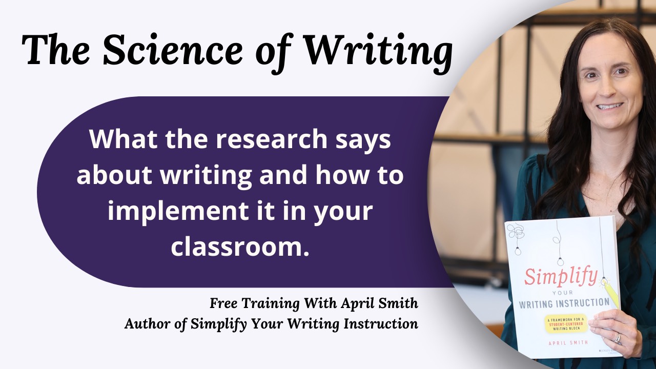 The Science of Writing Training