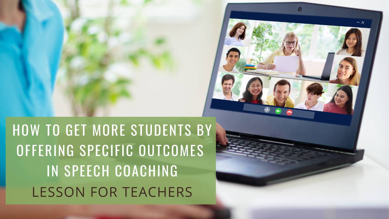 Boost Speech Coaching Success: Specific Outcomes Attract More Students