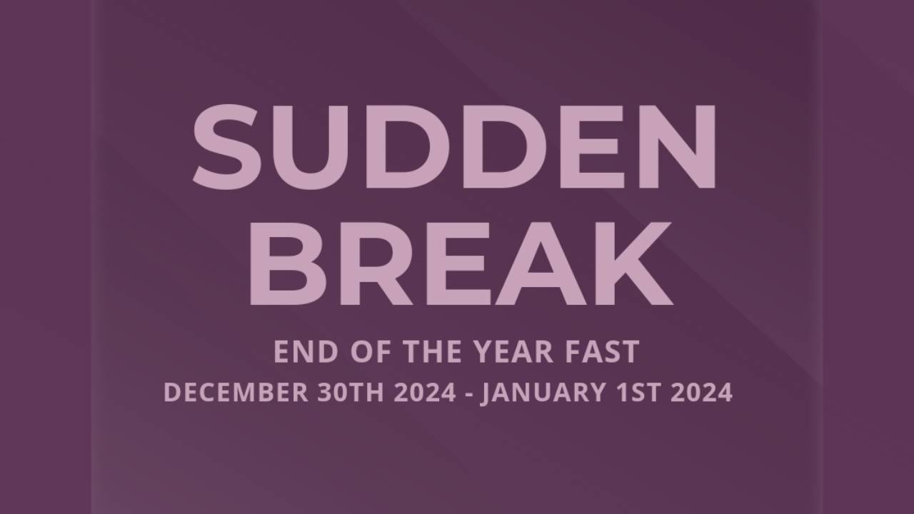 Sudden Break Fast Thank You Page