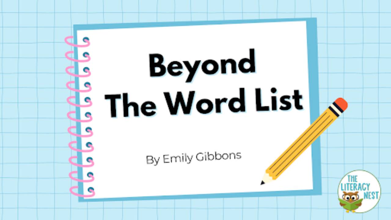 Beyond the Word List Challenge
