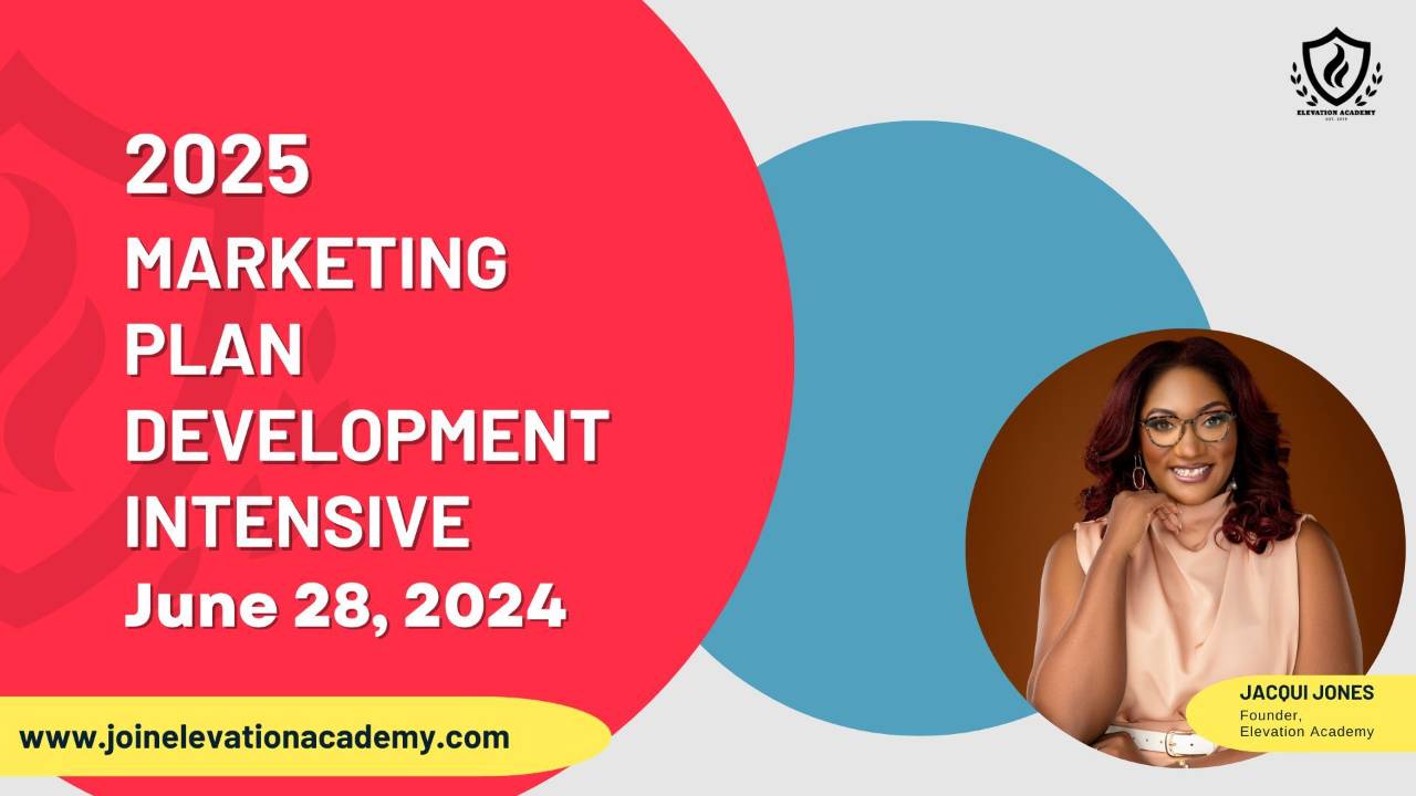 2025 Marketing Plan Development Intensive for small businesses