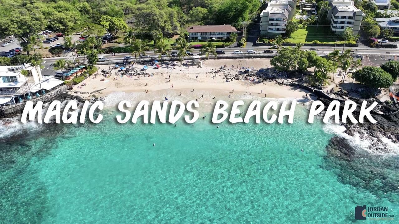Magic Sands Beach Park on the Big Island of Hawaii