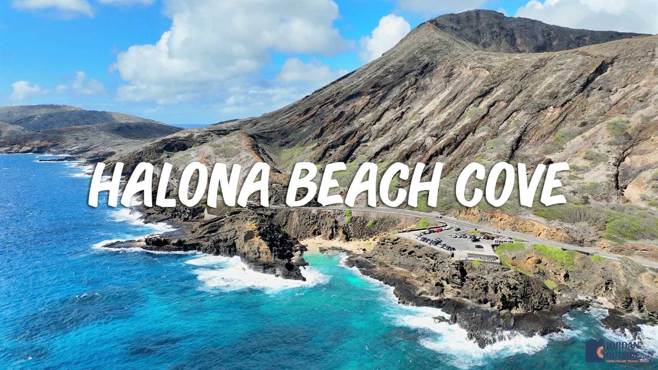 Halona Beach Cove on the Southeast Side of Oahu, Hawaii