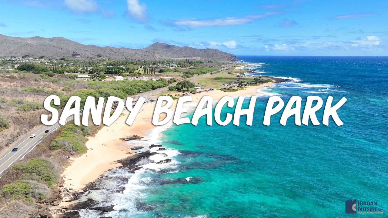 Sandy Beach Park on the Southeast Side of Oahu, Hawaii