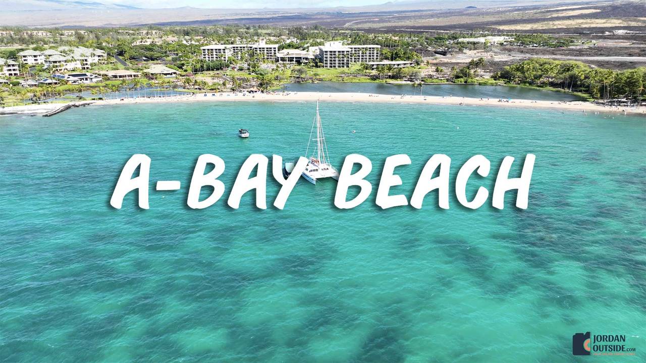 A-Bay Beach/Anaehoʻomalu Bay Beach on the Big Island of Hawaii