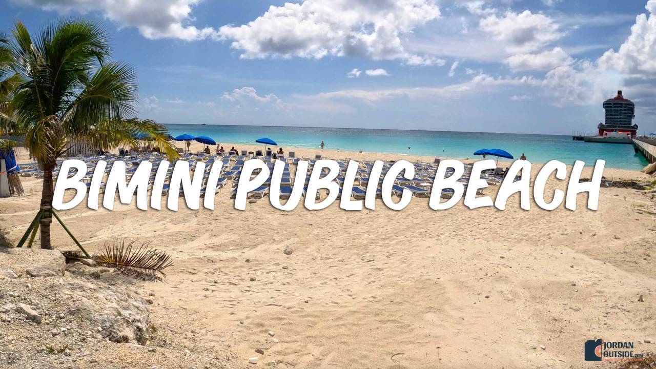 Bimini Public Beach on North Bimini, Bahamas (Next to the Cruise Port)