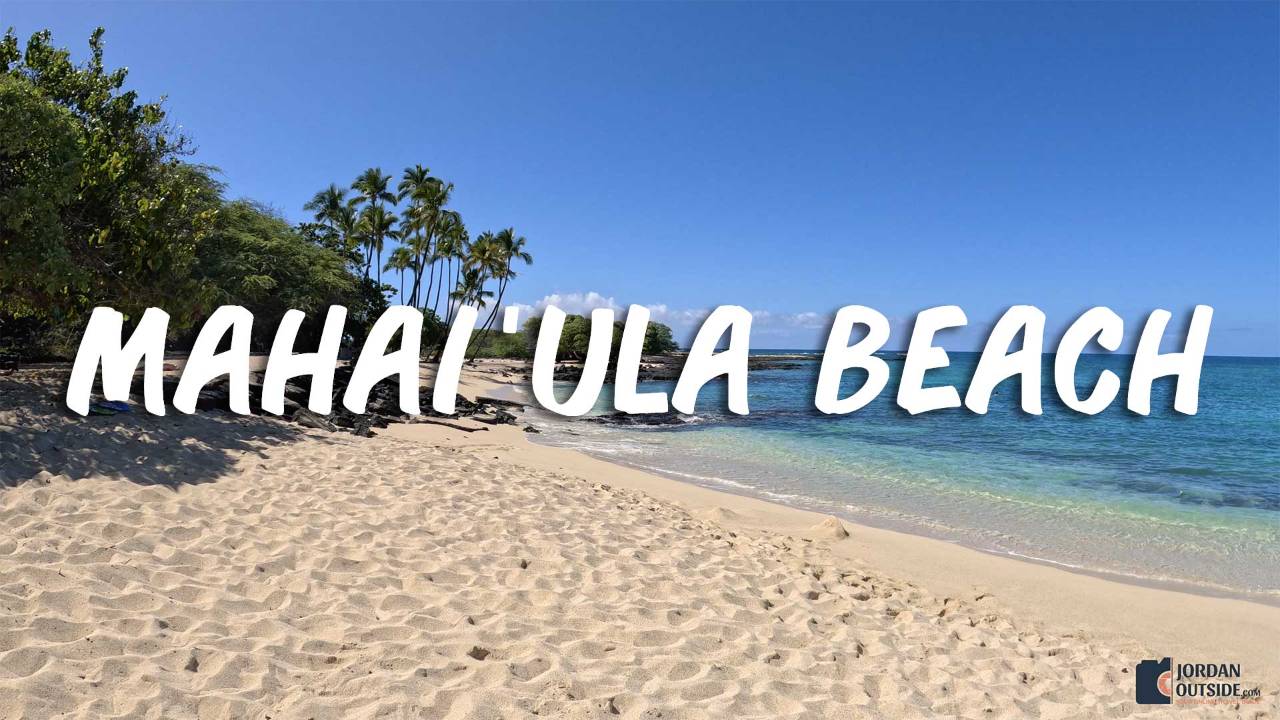 Mahai'ula Beach at Kekaha Kai State Park on the Big Island of Hawaii