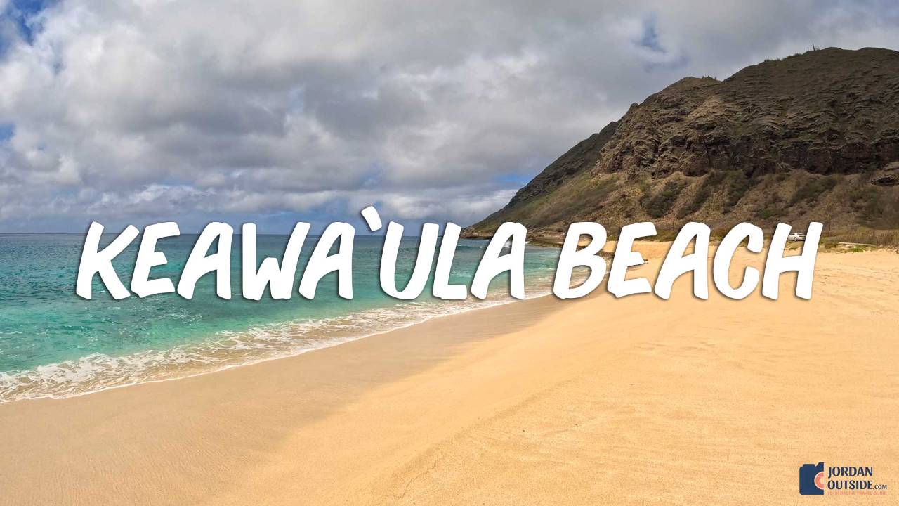 Keawa'ula Beach on the West Side of Oahu, Hawaii