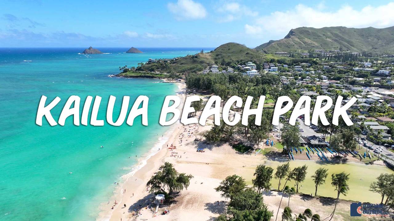 Kailua Beach Park on the Southeast side of Oahu, Hawaii