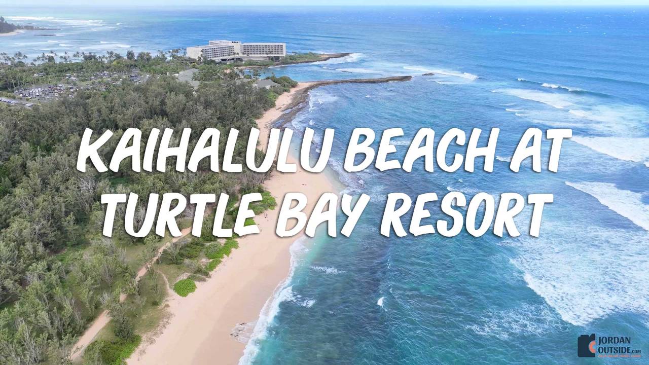 Kaihalulu Beach at Turtle Bay Resort, Oahu, Hawaii
