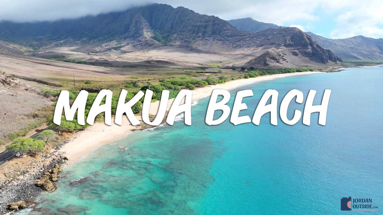 Makua Beach on the west side of Oahu, Hawaii
